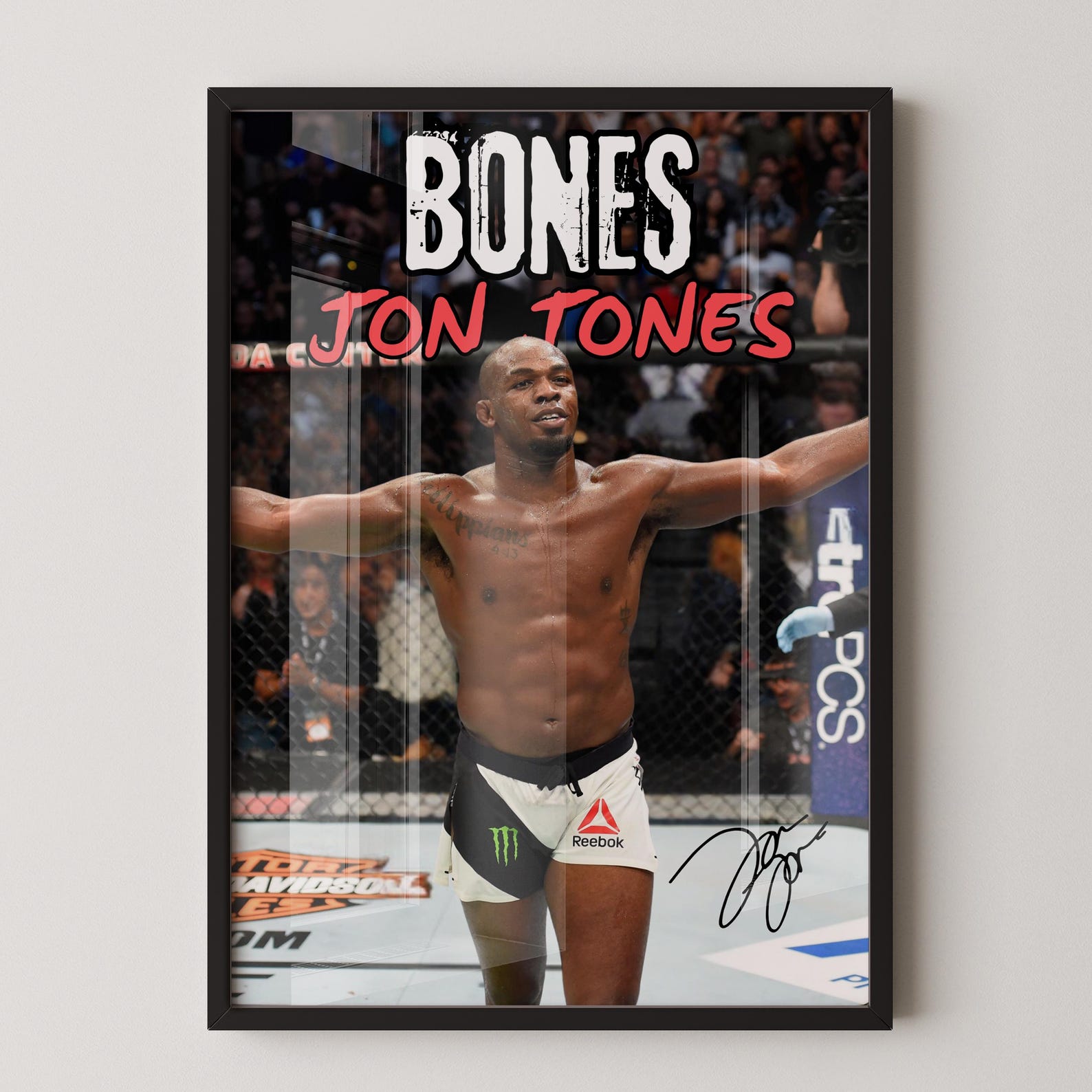 Jon Jones UFC Champion Poster: MMA Fight Night Art - Etsy