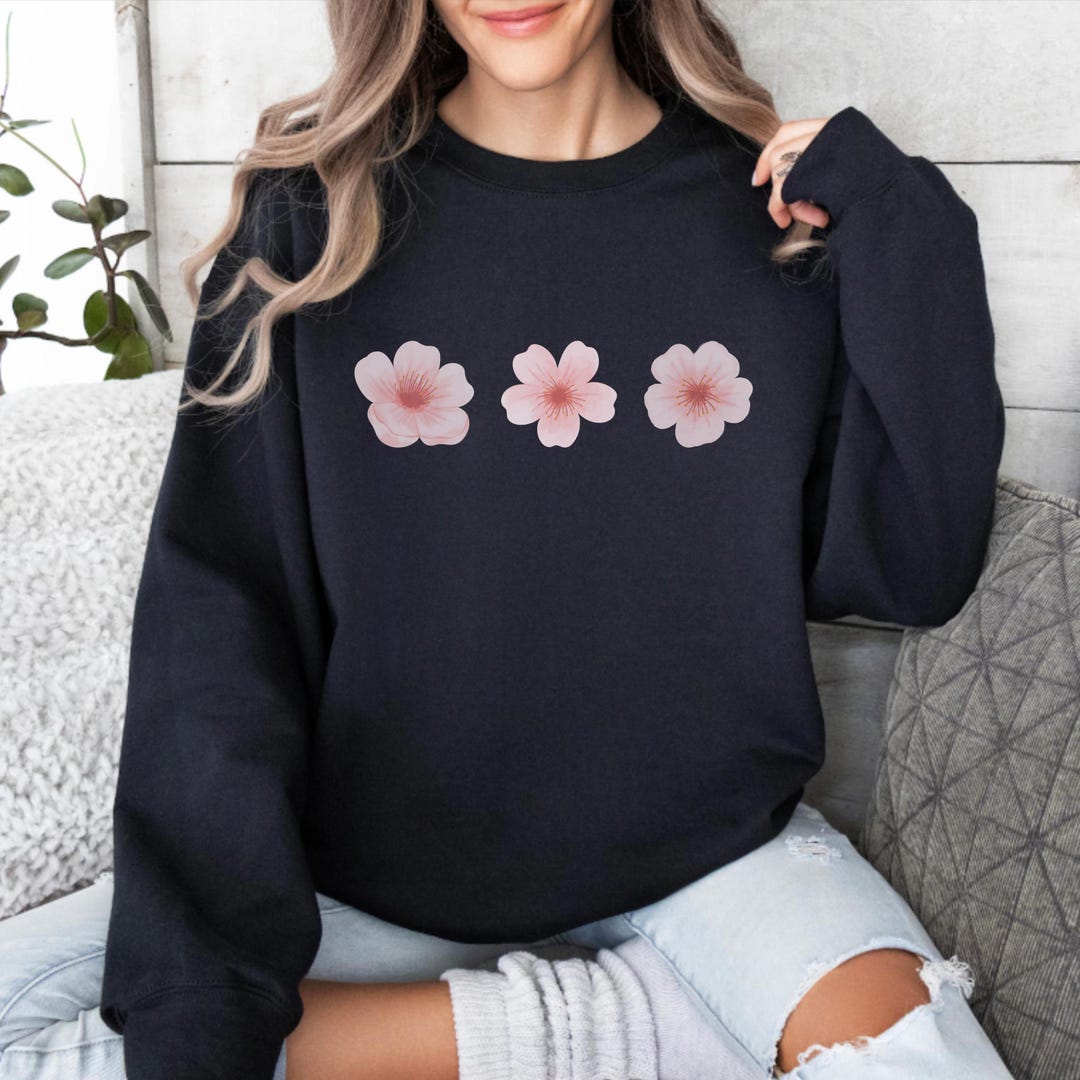 Sakura Flowers Cherry Blossom Hoodie, Sweatshirt & Tee - Spring Flowers ...