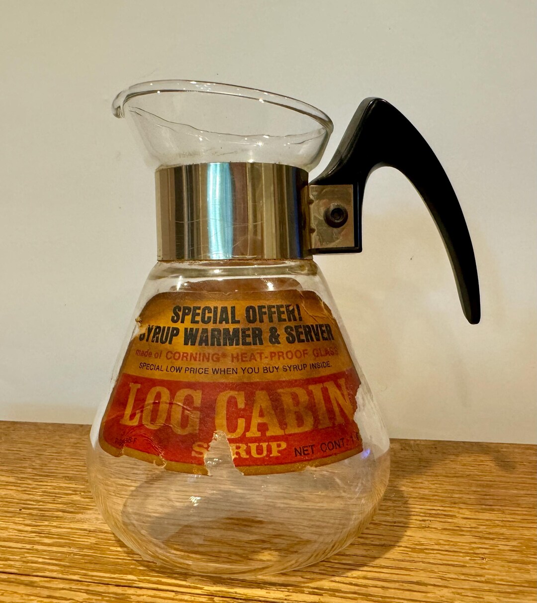 Log Cabin Vintage Syrup Warmer - Etsy