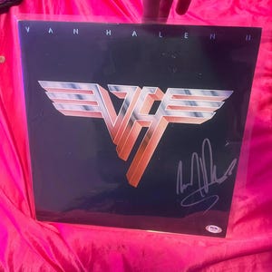 Eddie Van Halen Signed “van Halen” Vinyl Sick Record Rockstar Autograph Memorabilia PSA/DNA - Etsy