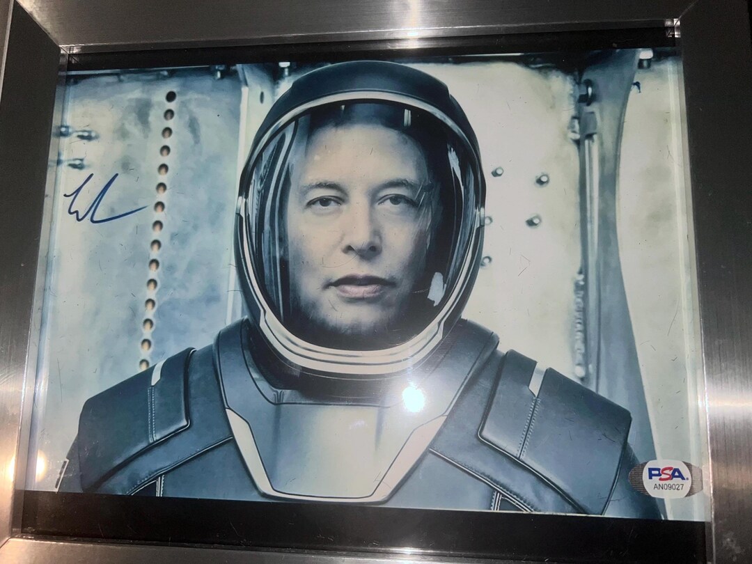Elon Musk Signed Spacex 8x10 PSA /DNA - Etsy