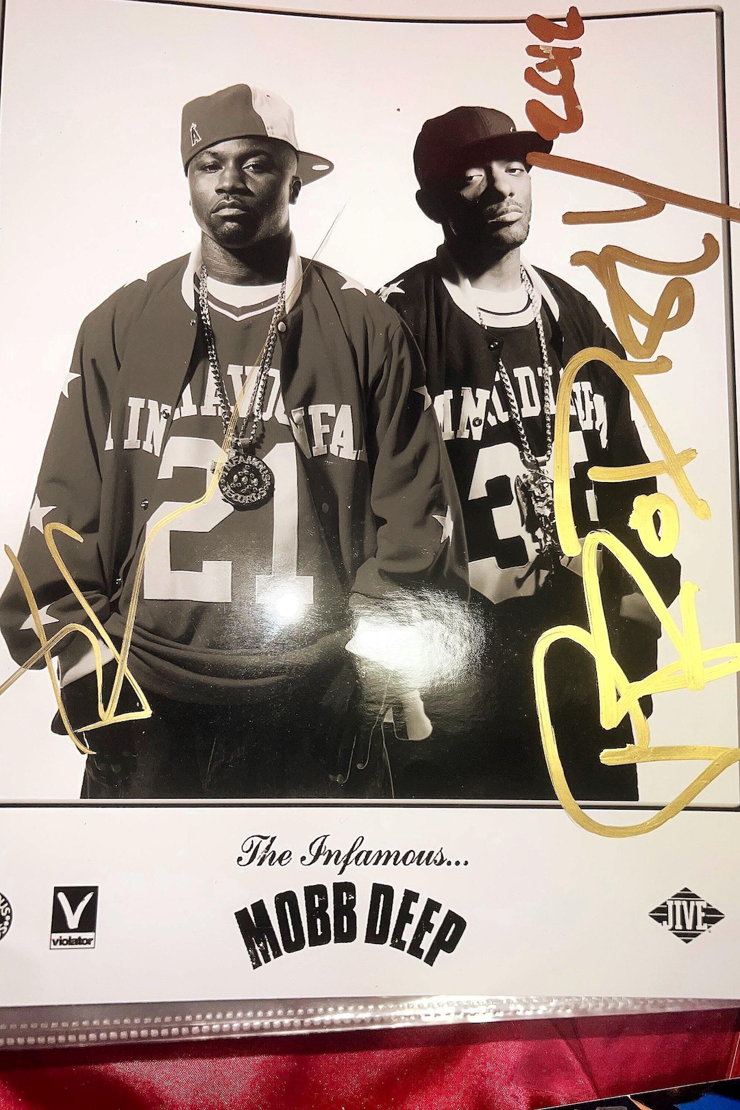 MOBB DEEP Rappers Havoc & Prodigy Rare Signed Press Kit Photo Rap ...