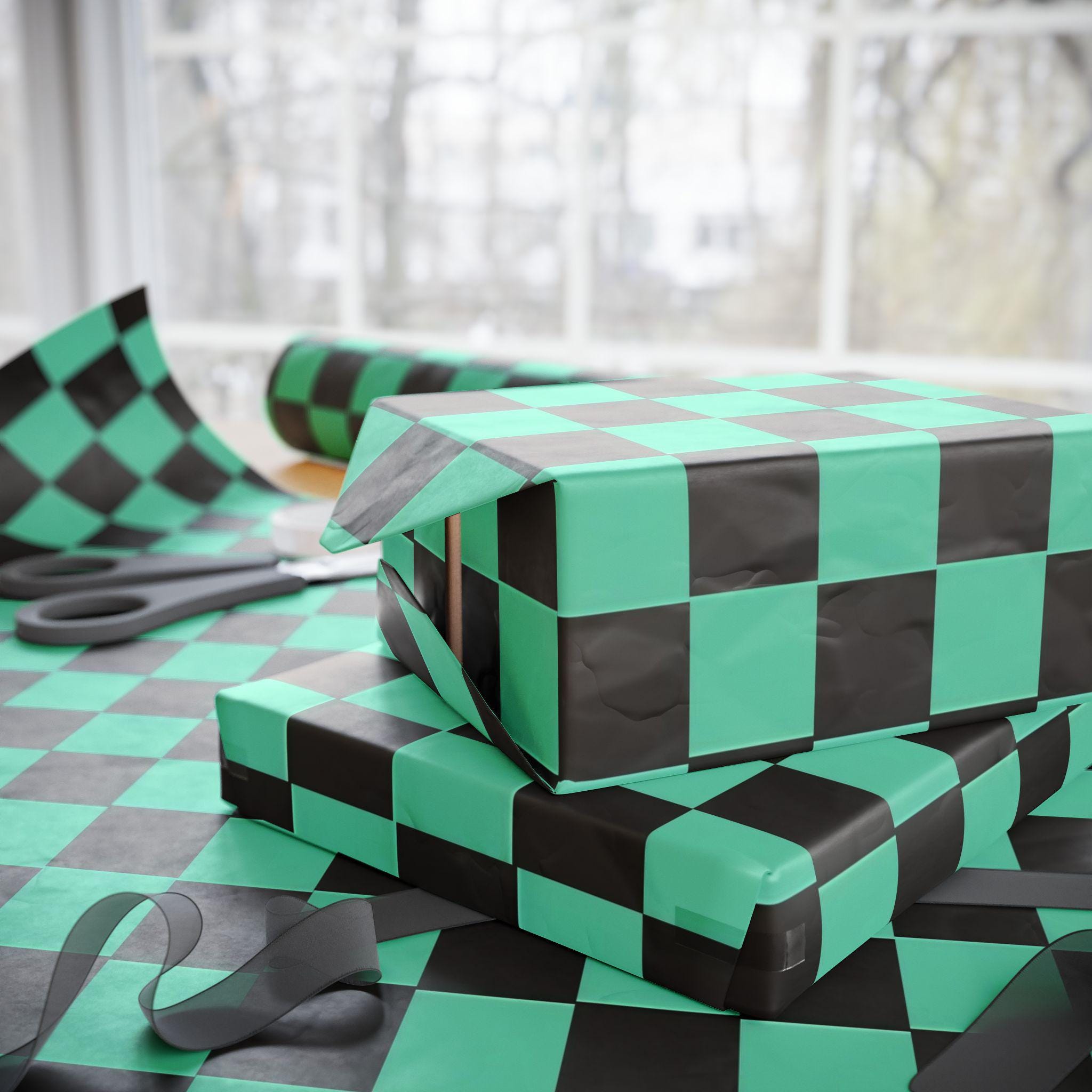 Anime Wrapping Paper Demon Slayer Series: Tanjiro Kamado Part One of ...