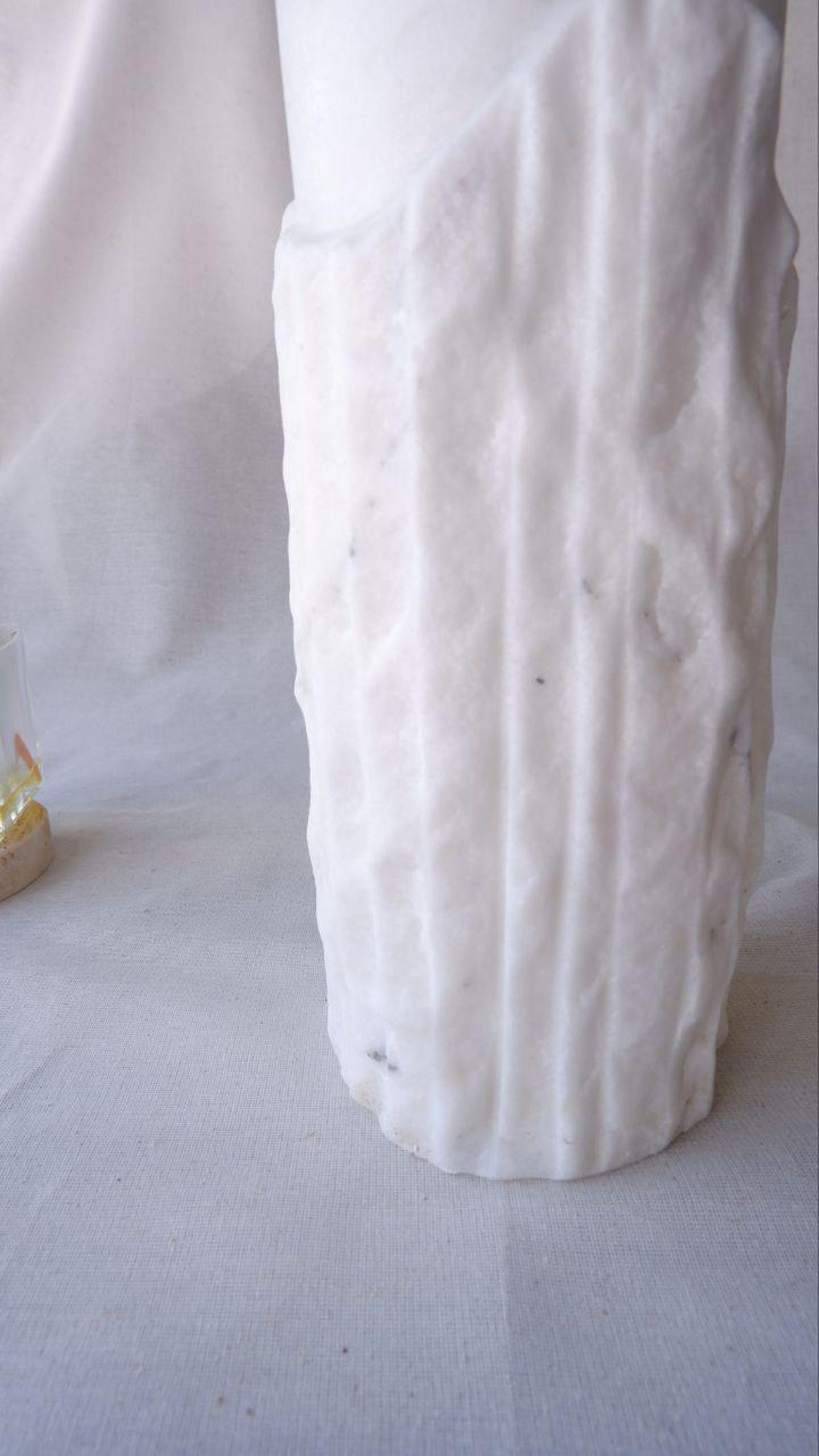 Natural Stone Vases – White Marble & Travertine | Handmade Decorative ...