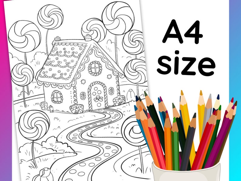 Candyland: A Digital Coloring Book for the Girlies | Adult Coloring ...