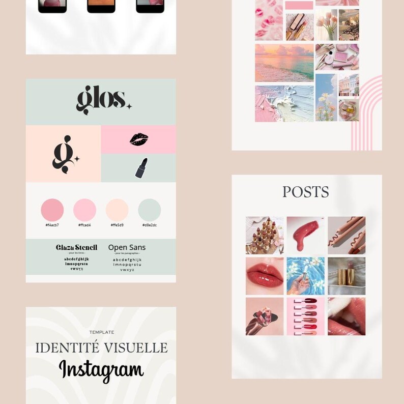 Instagram Visual Identity Template Community Manager - Etsy