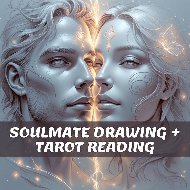 Starla Soulmate Drawing - Etsy