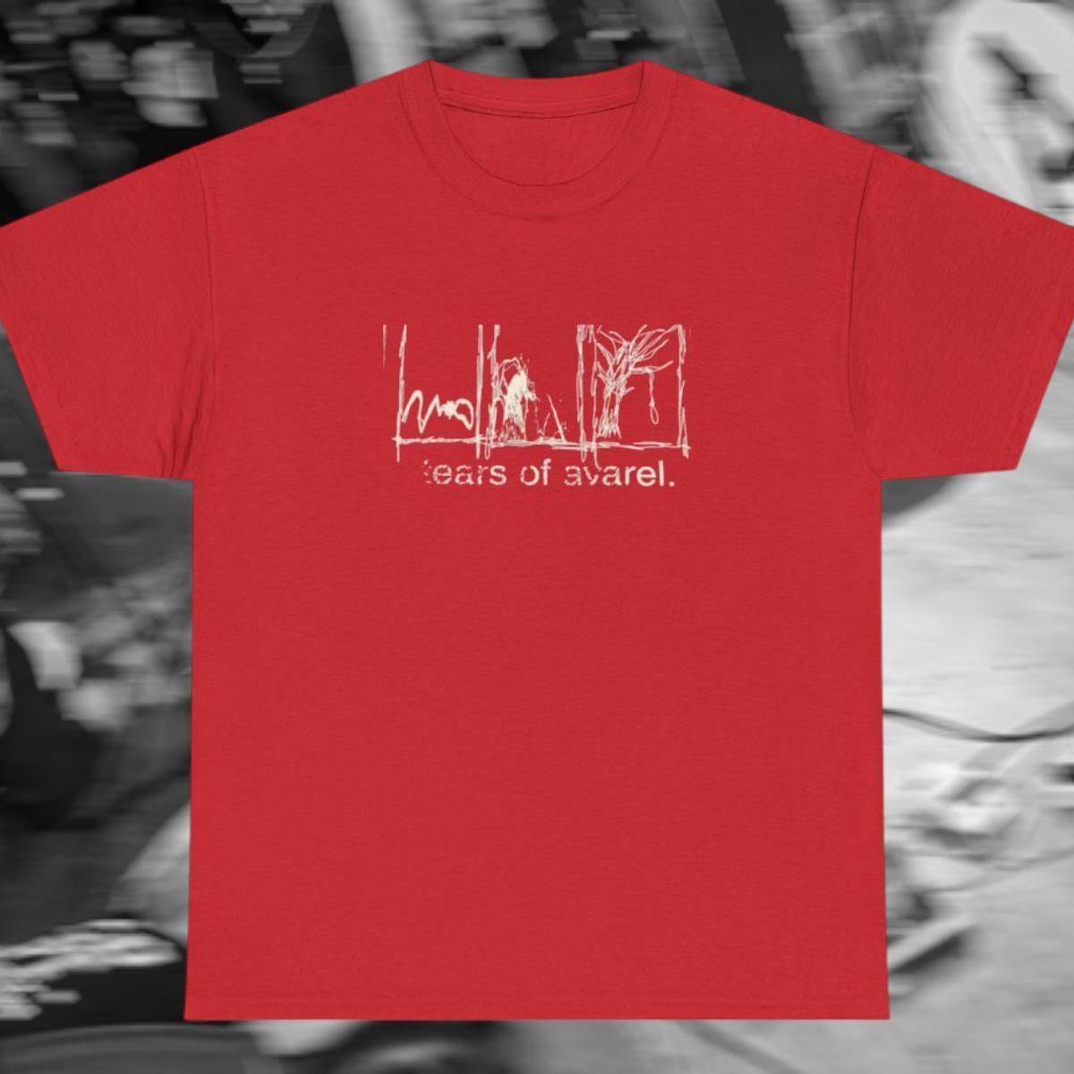 Red/back Vintage 2000s Tears of Avarel Deathgrind/emo Violence Unisex ...