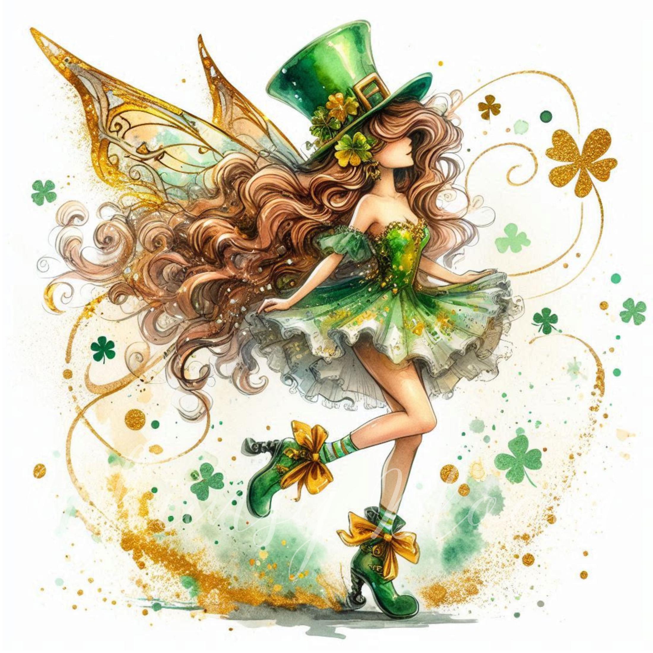 Whimsical Irish Dance Fairy Clipart, 20 Jpg’s 300 DPI High Quality, St ...