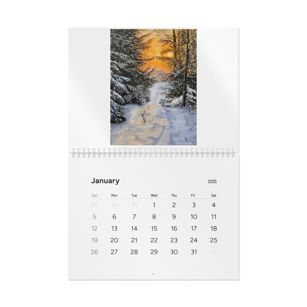 Nature Inspired 2025 Wall Calendar With Original Artwork by Barbara's ...