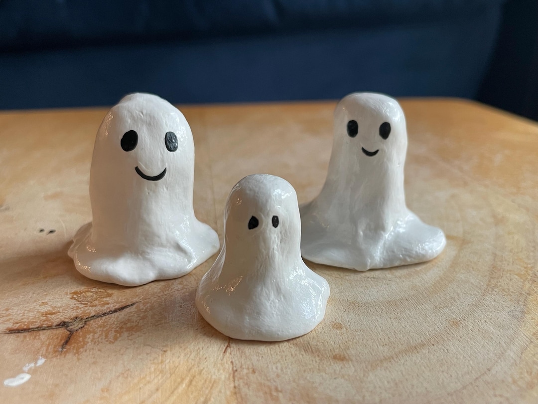 Air Dry Clay Ghost Family - Etsy