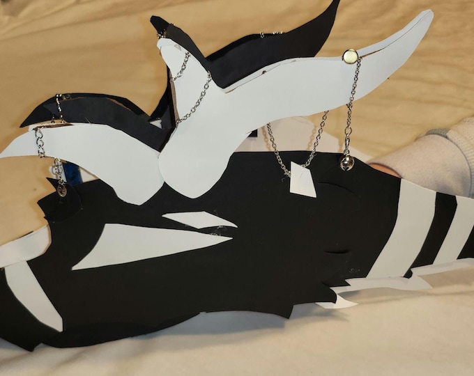 Yin and Yang Themed Paper Dragon Puppet!! (charms and Ultra Thick Paper ...