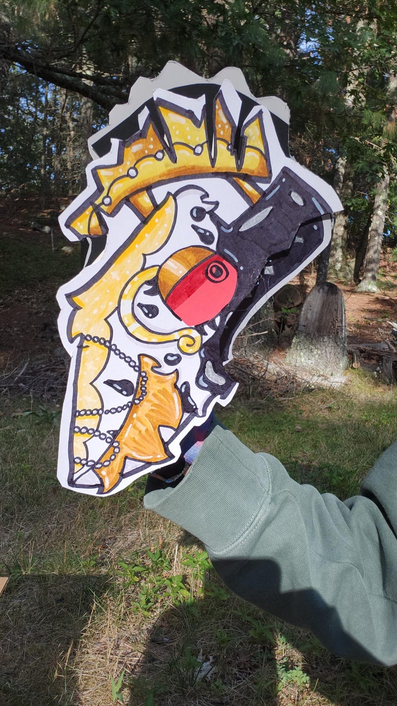 Dandy's World Dragon Puppet: Roblox Game Fan Art - Etsy