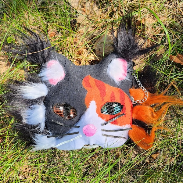 Calico Cat Therian Mask - Etsy