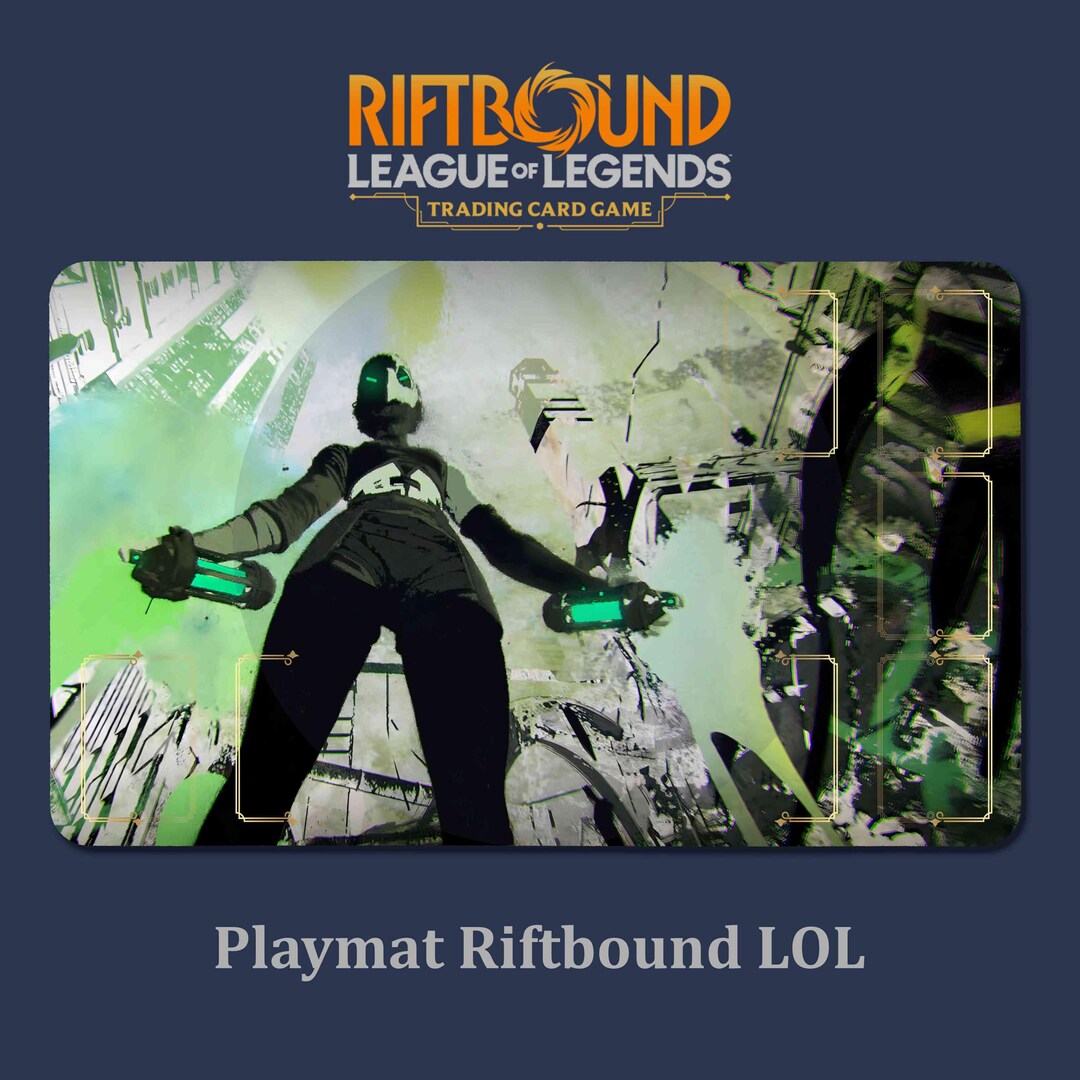 Riftbound TCG Arcane Playmat 60*35cm, Riftbound 24" X 14" Playmat ...