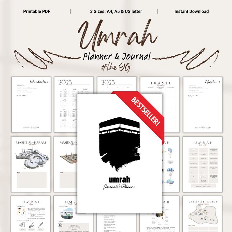 Umrah Journal Notebook - Etsy