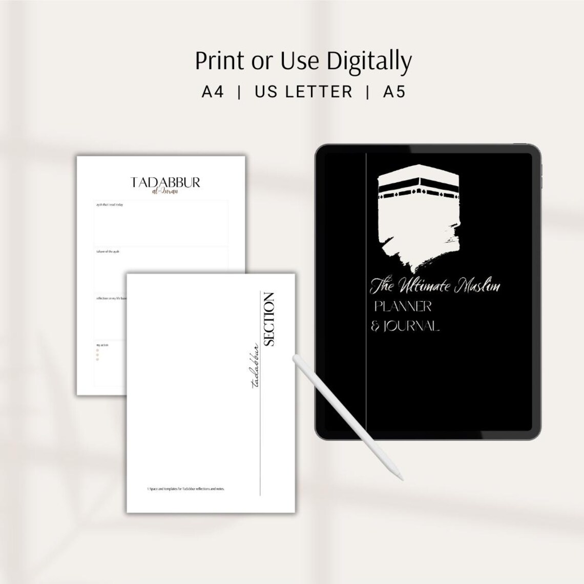 The Ultimate Muslim Planner Islamic Daily Planner Undated Ramadan ...