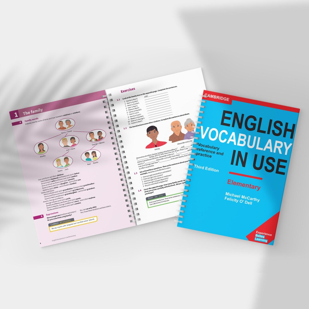 English Vocabulary in Use Elementary Pdf With Answers| A2-B1 English ...