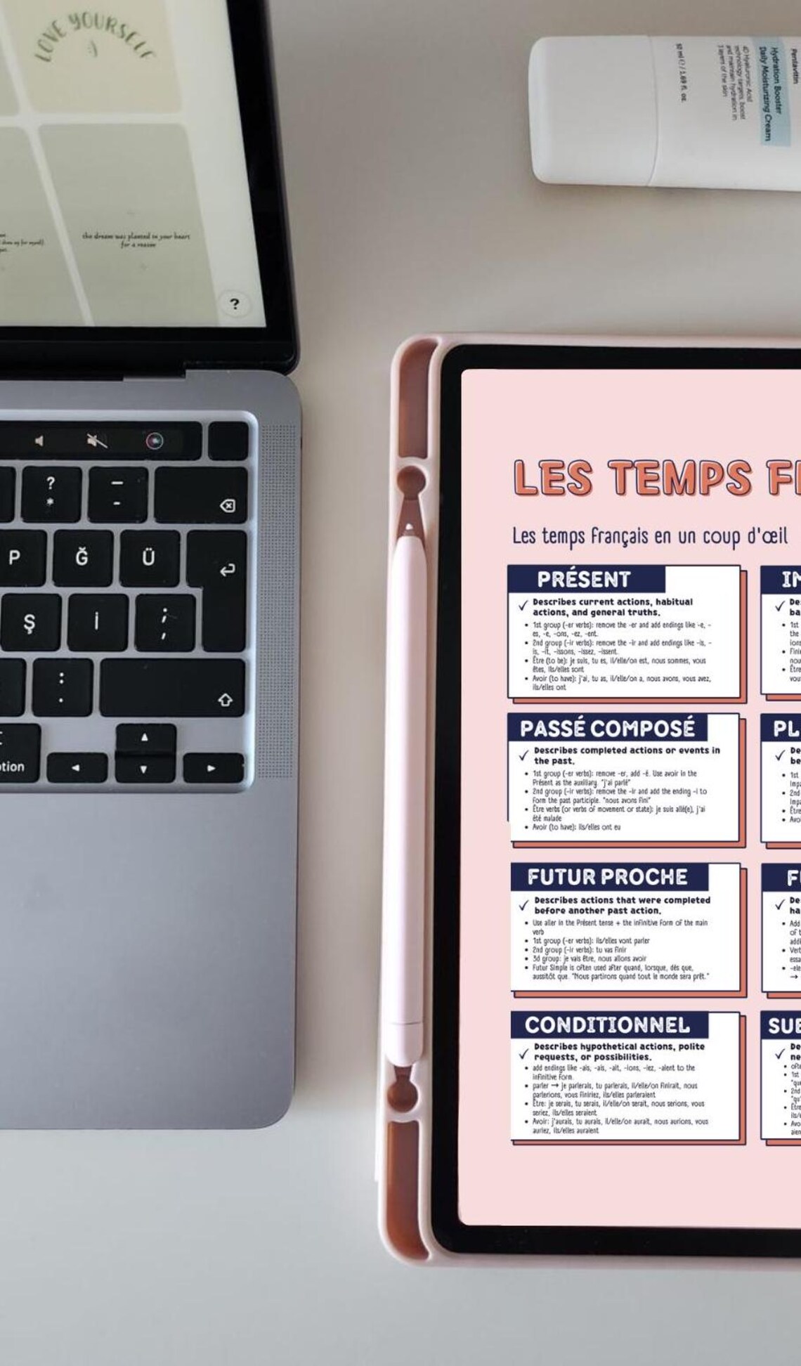 French Poster| Learning French Words and Verbs| Flashcards| Tenses ...