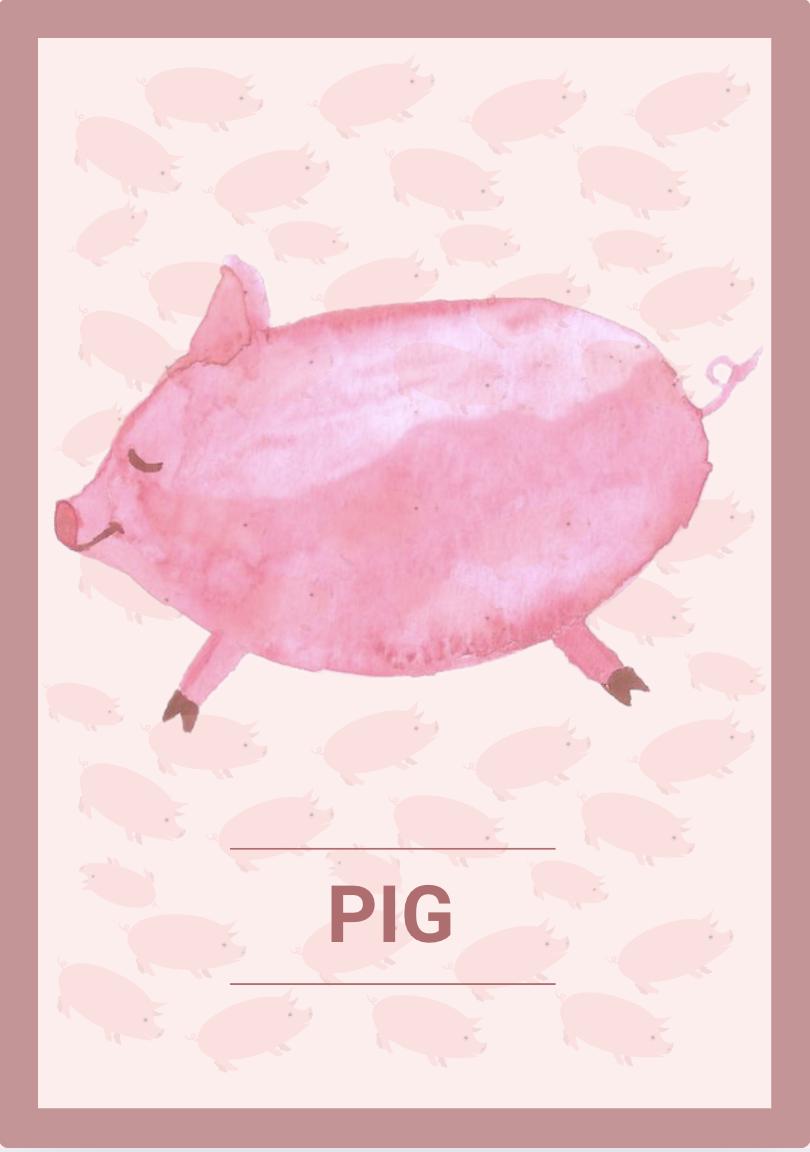 Printable Animal Flashcards| Animated Flashcards| Farm Animals| Digital ...