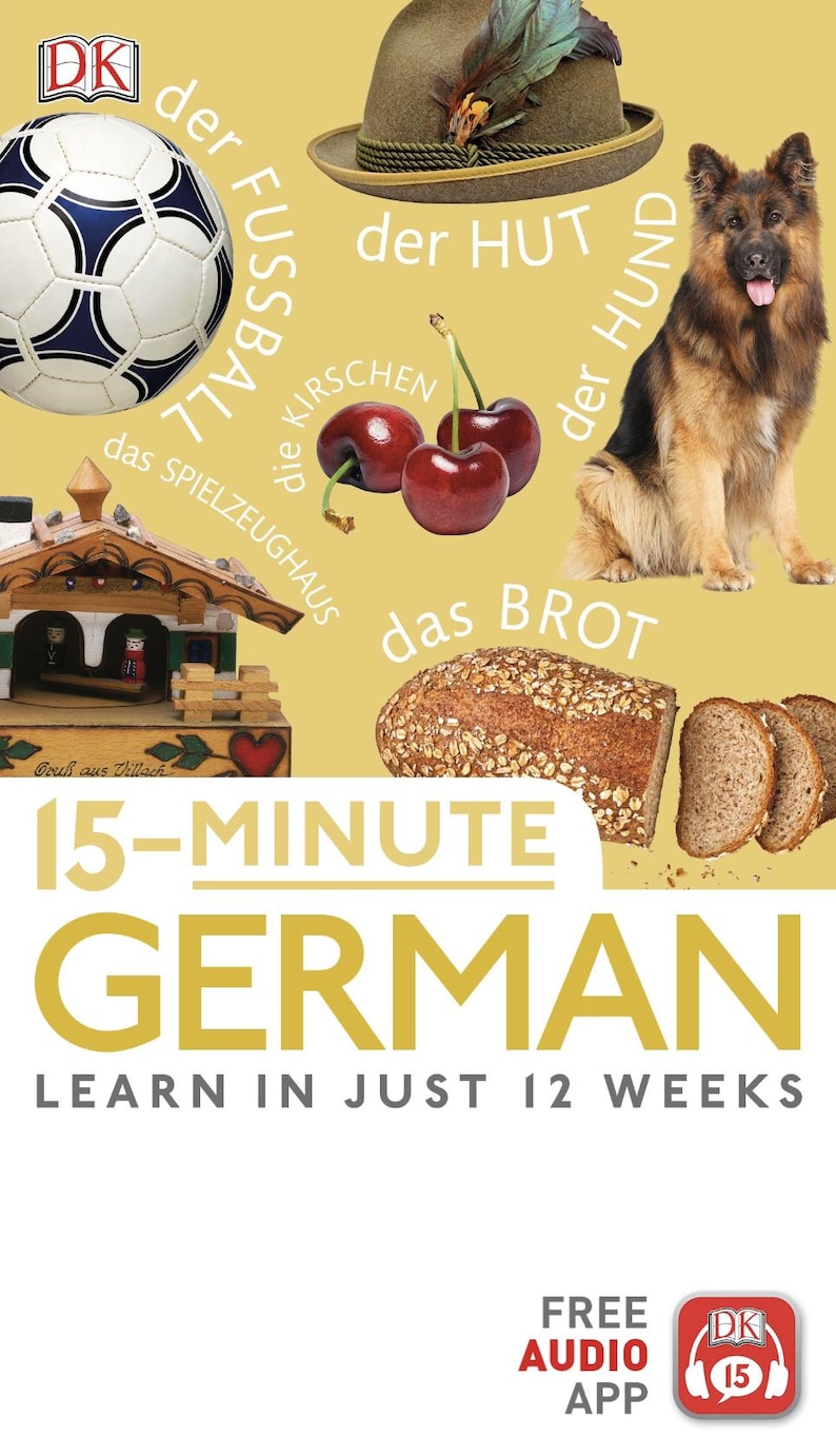 15-minute German Book Digital Download | Beginner German Course ...