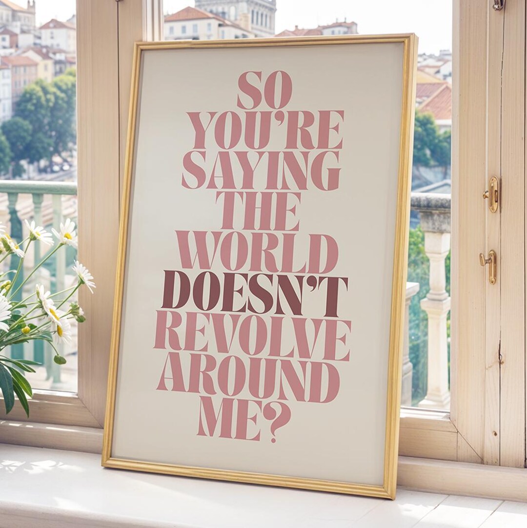 Quote Art | Word Art | Dorm Art | Diva | Modern Typography | Digital ...
