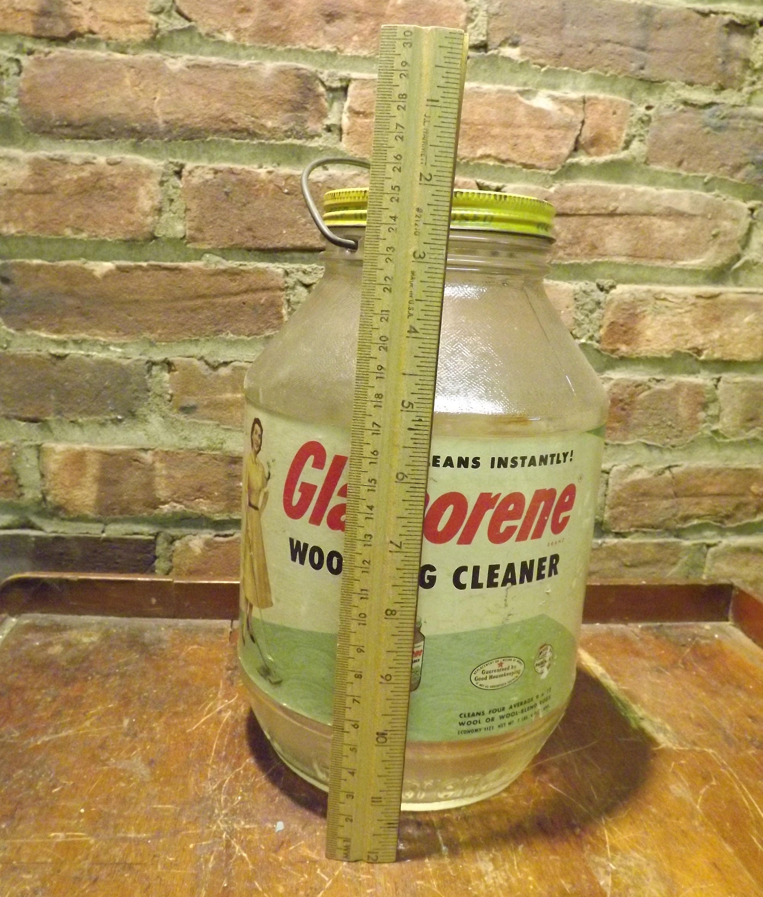Mid Century Glamorene Wool Rug Cleaner Embossed Jar - Etsy