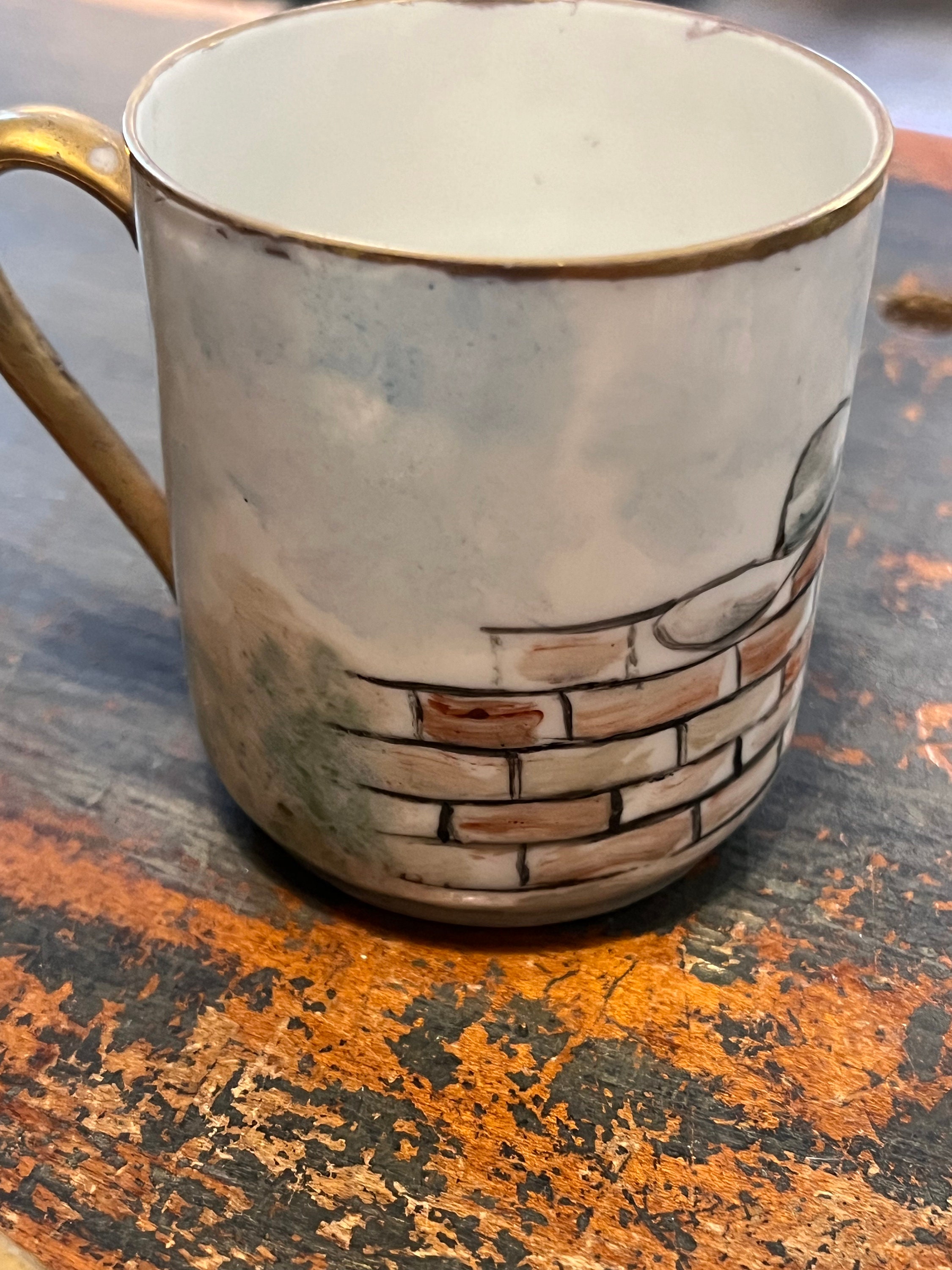 Vintage Childs Humpty Dumpty Cup and Saucer Hand Painted Germany - Etsy