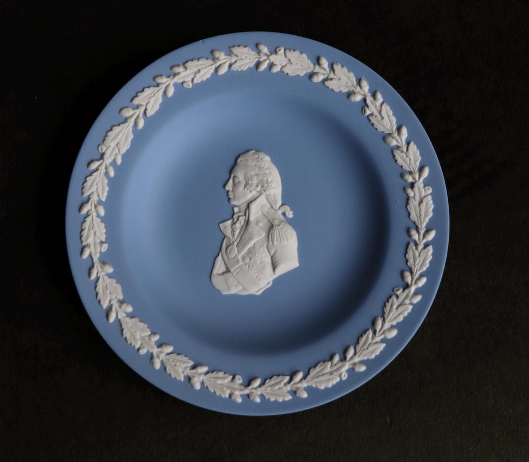 Rare Admiral Lord Nelson - Blue With White Detail Wedgwood Jasperware ...