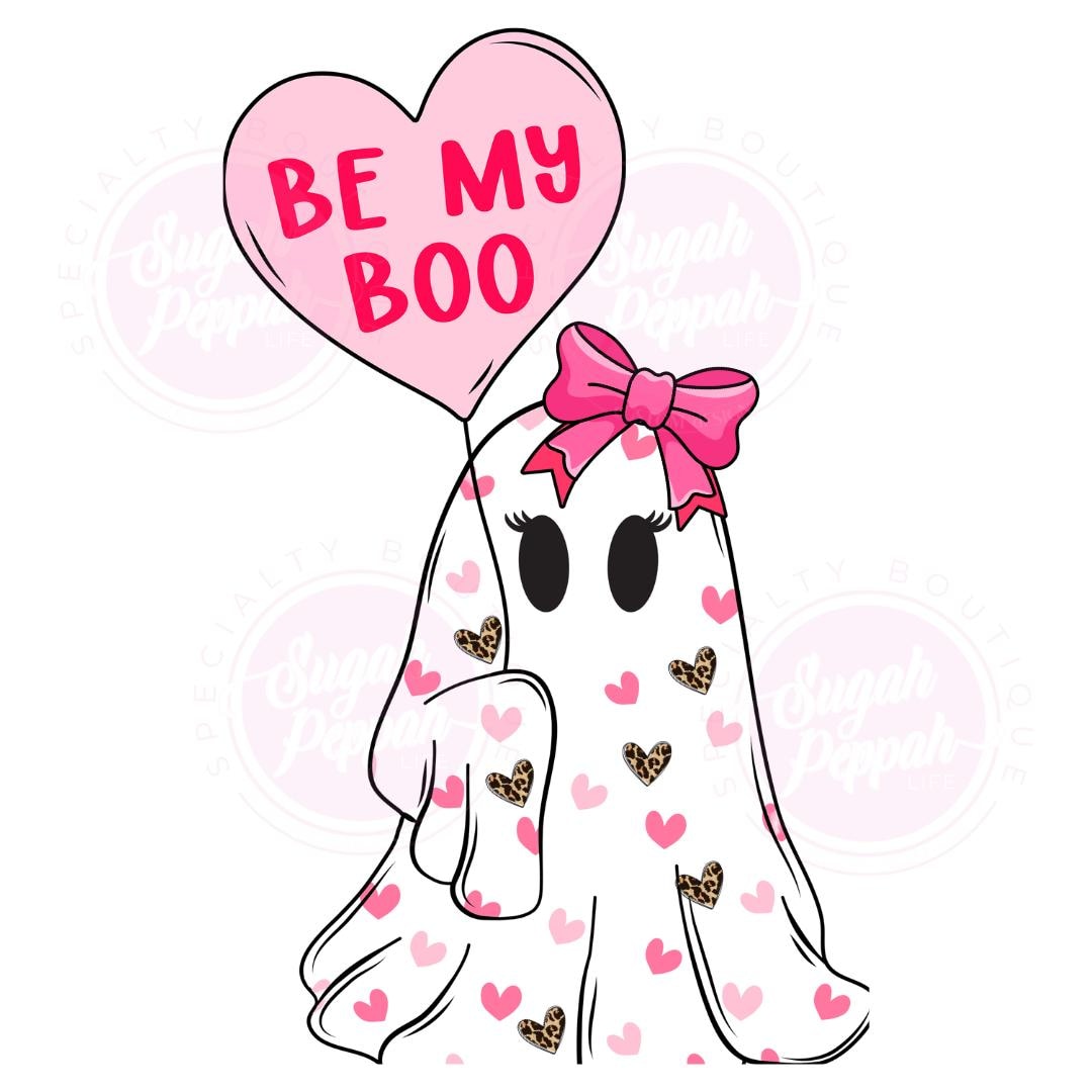 Be My Boo Png, Be My Boo Valentine Png, Ghost Png, Valentine Boo Png ...