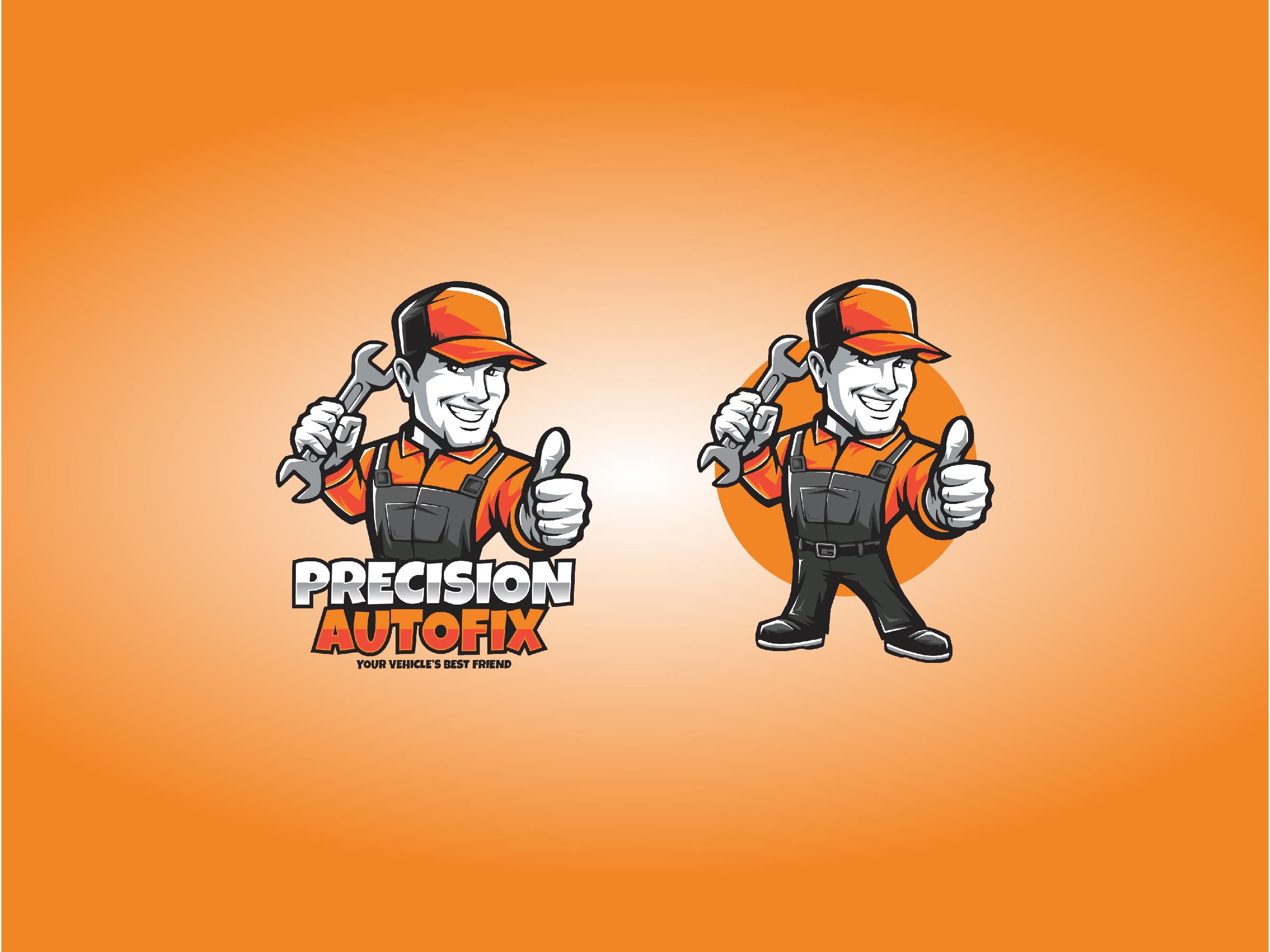 Custom Mechanic Mascot Logo Design, Custom Hand Drawn Mascot Logo ...