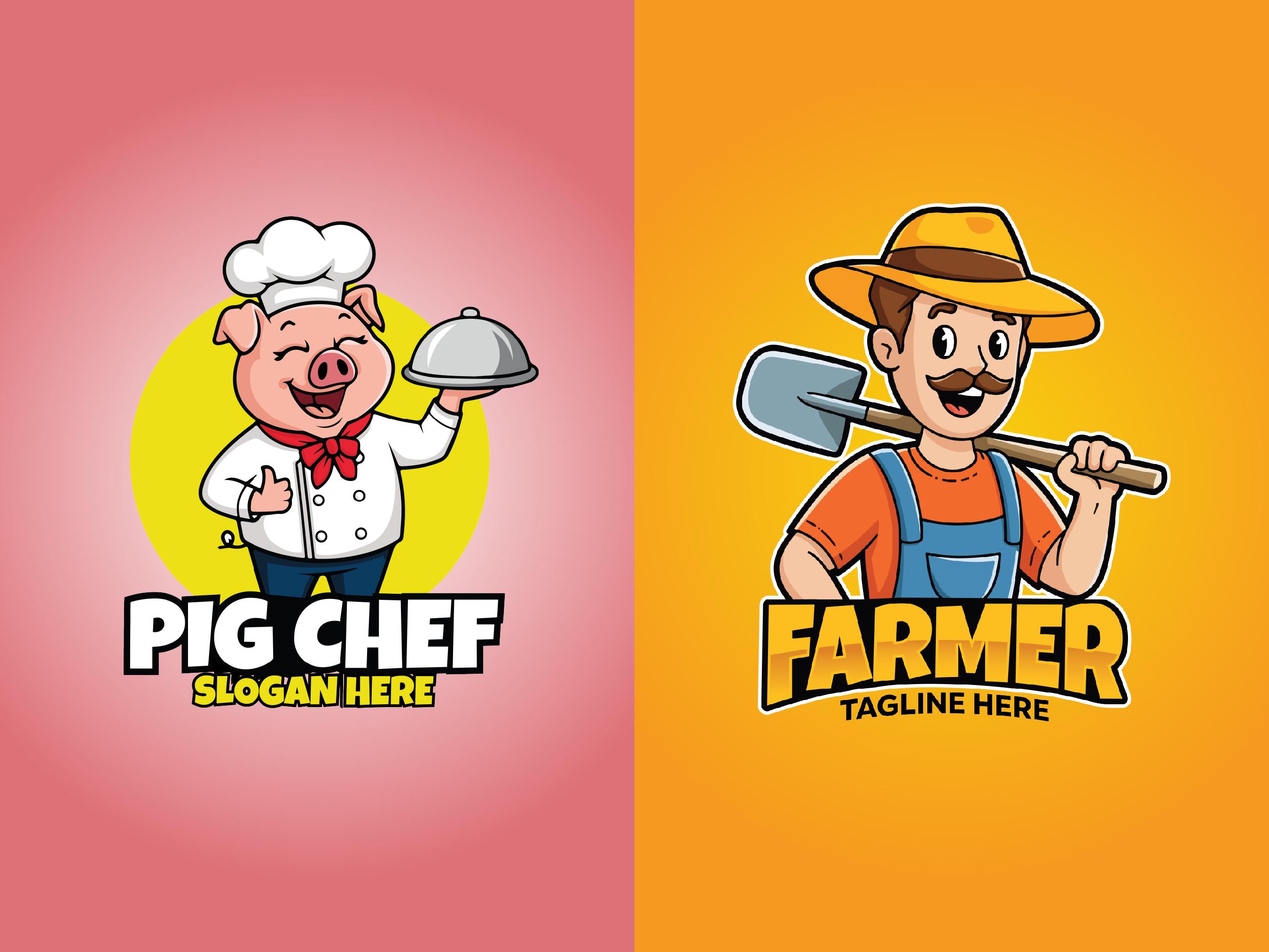 Custom Mascot Logo Design, Hand Drawn Mascot Logo, Professional Company ...