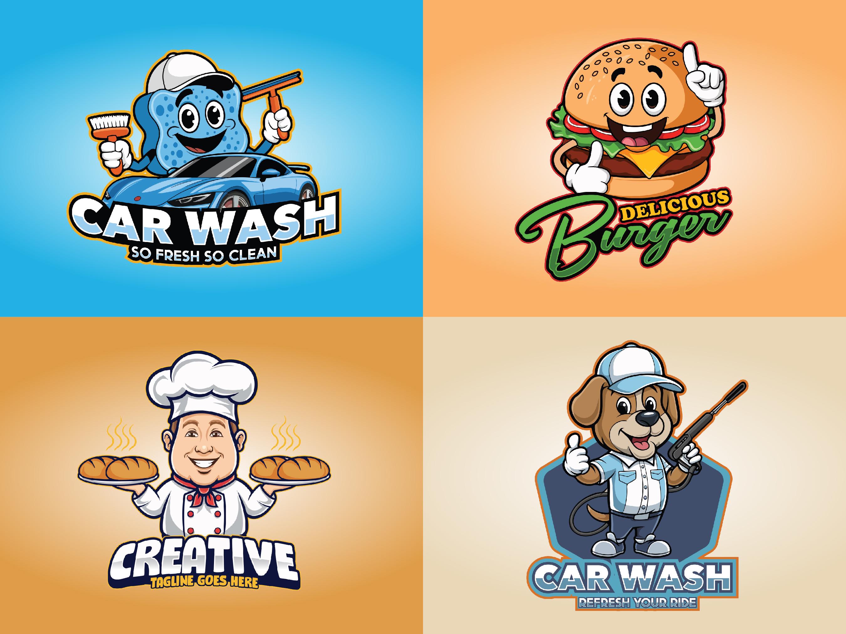 Custom Mascot Logo Design, Hand Drawn Mascot Logo, Professional Company ...