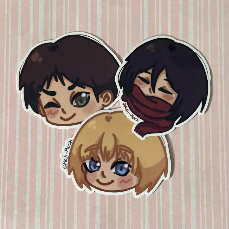 Attack on Titan Stickers! Water Proof! - Etsy
