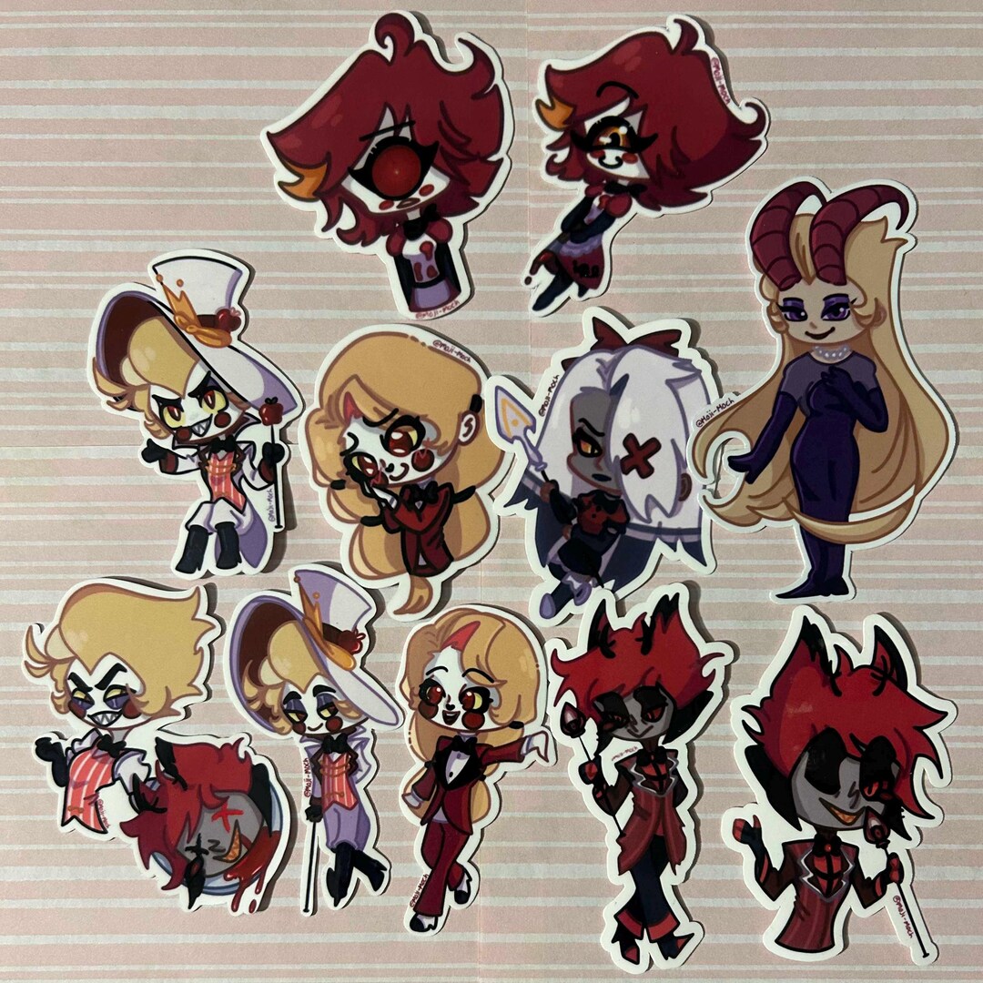 Hazbin Hotel Stickers! Water Proof! - Etsy