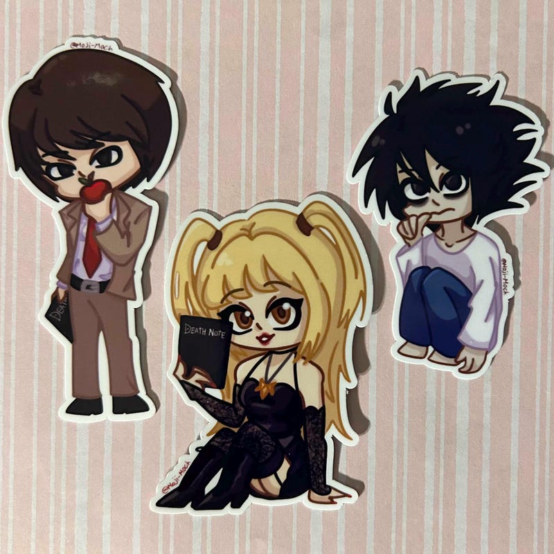 Death Note Stickers - Etsy
