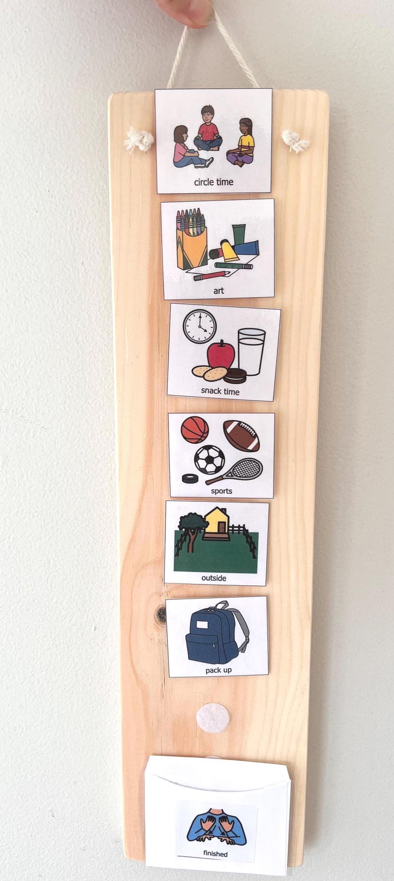 Visual Schedule for Kids | Autism | Communication Support | AAC Board ...