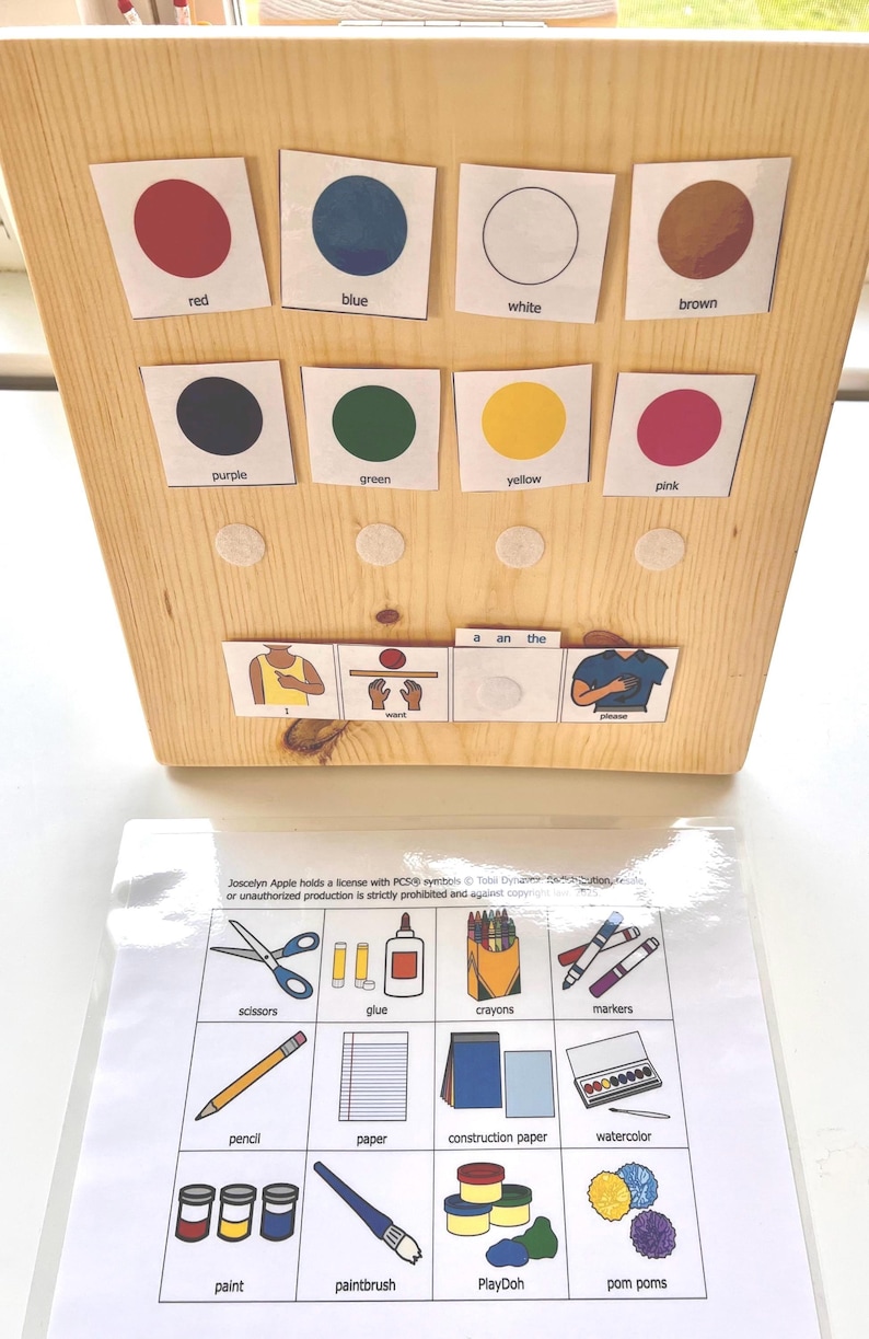 Visual Choice Board for Kids | Autism | Communication Support | AAC ...