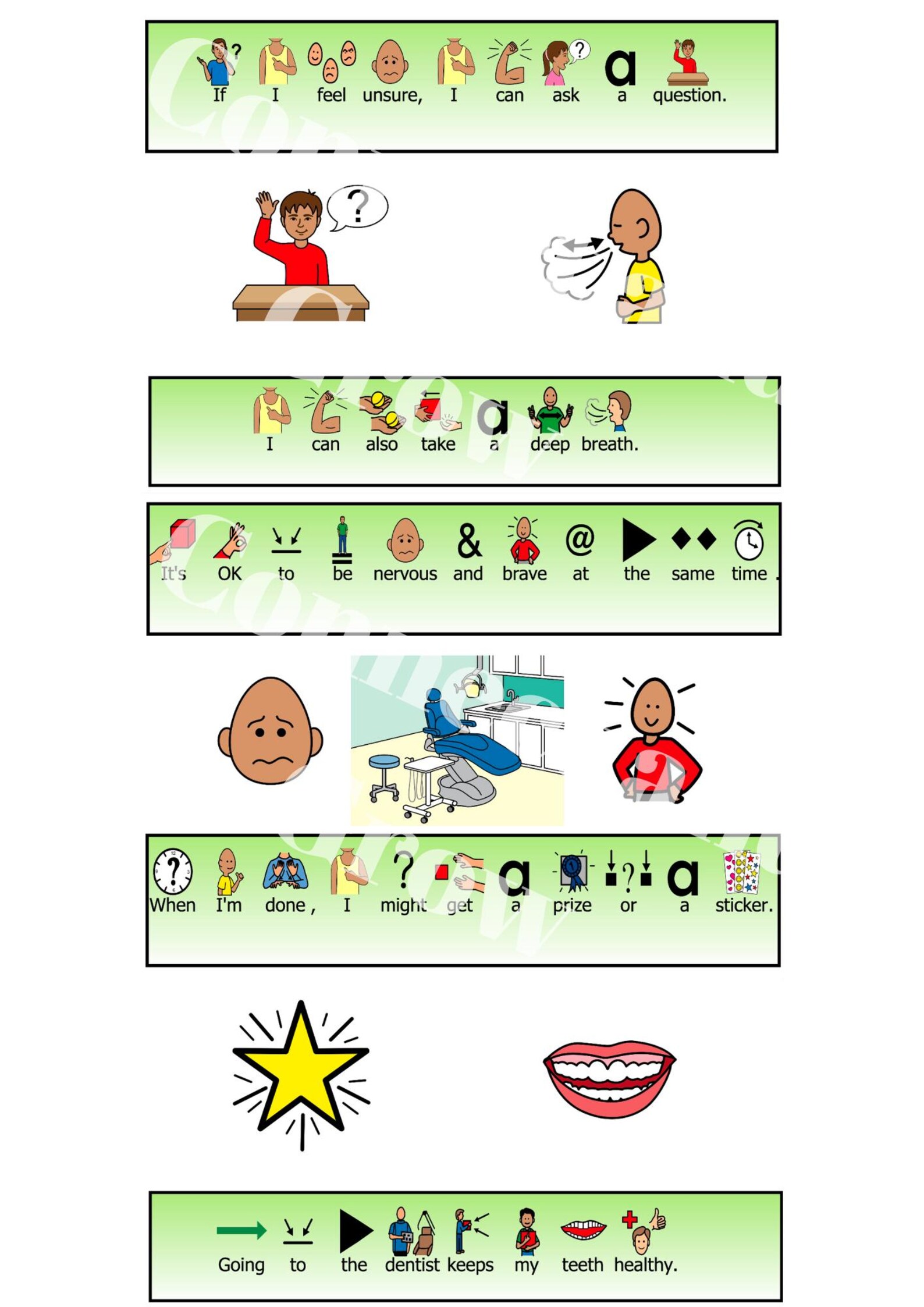 Going to the Dentist Social Story | Visual Support for Kids | Dentist ...