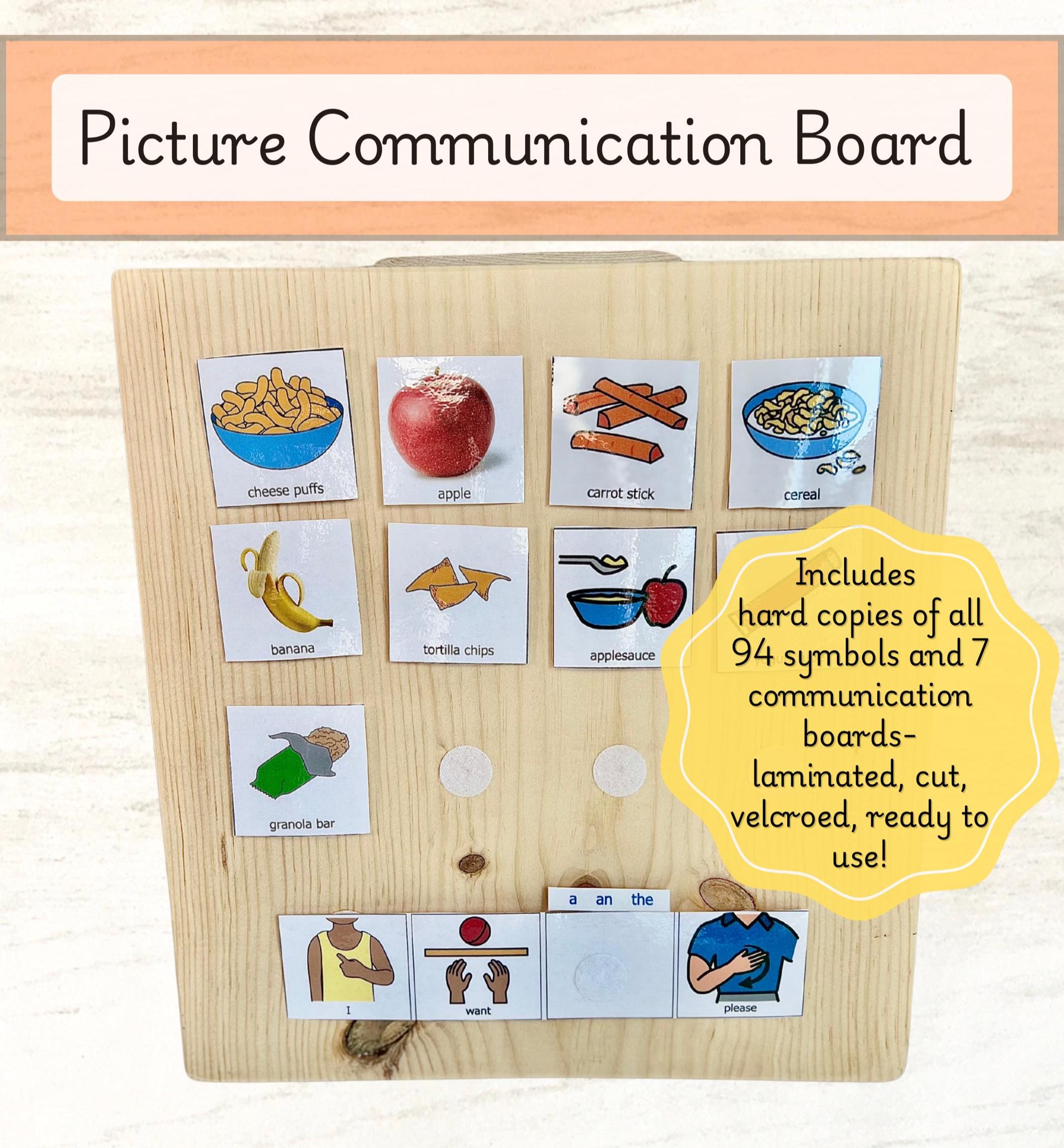 Visual Choice Board for Kids | Autism | Communication Support | AAC ...