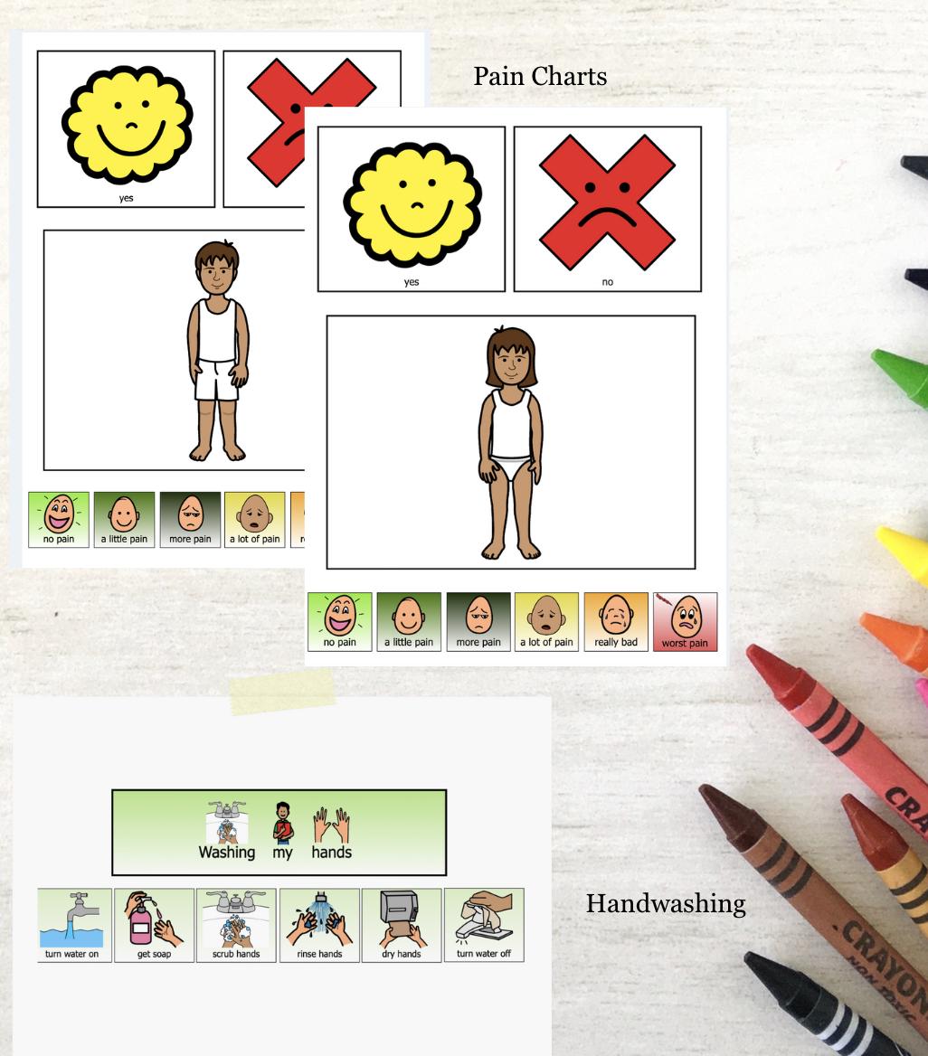 Printable Communication Boards and Visual Schedule Cards | Core and ...