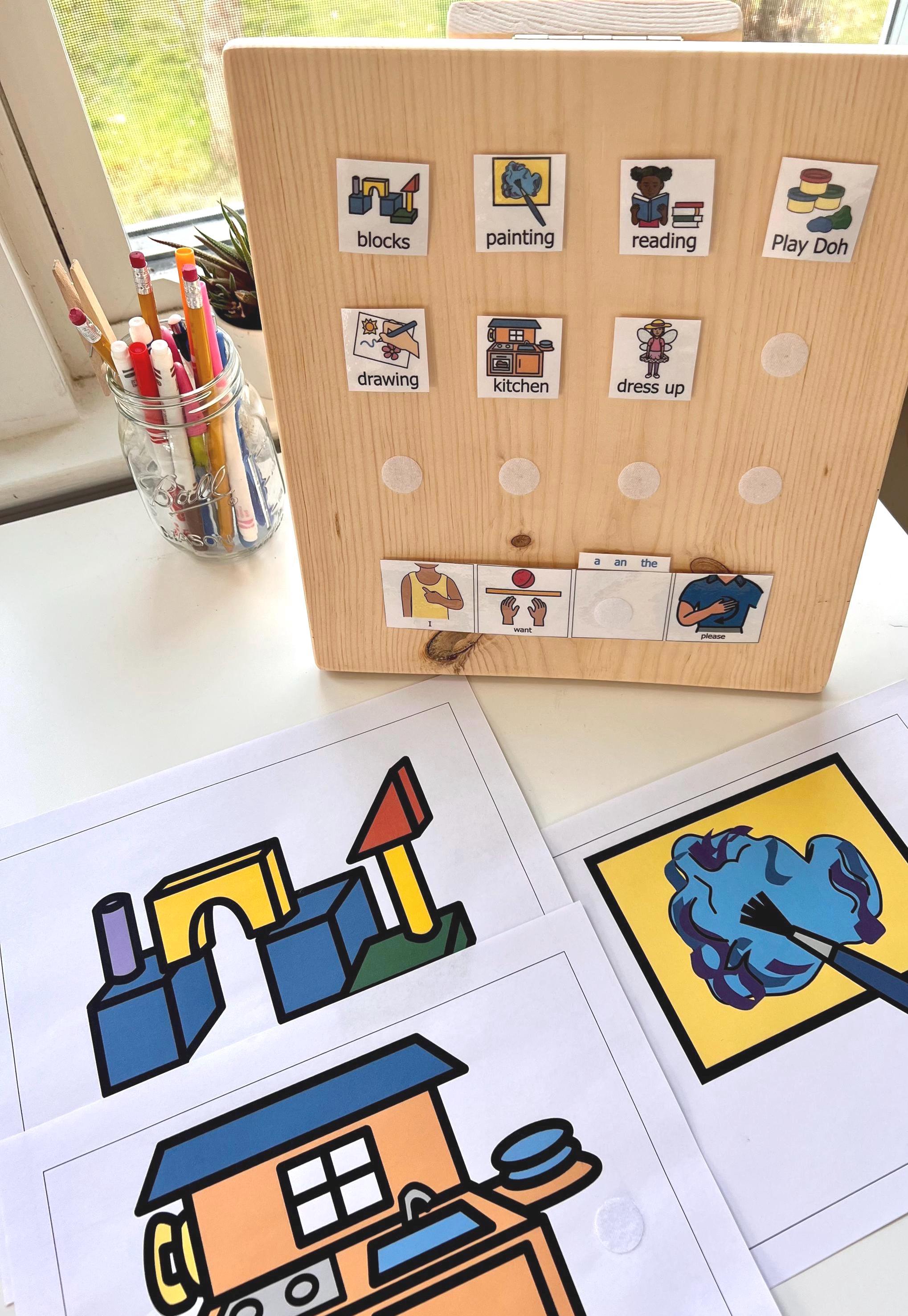 Visual Choice Board for Kids | Autism | Communication Support | AAC ...