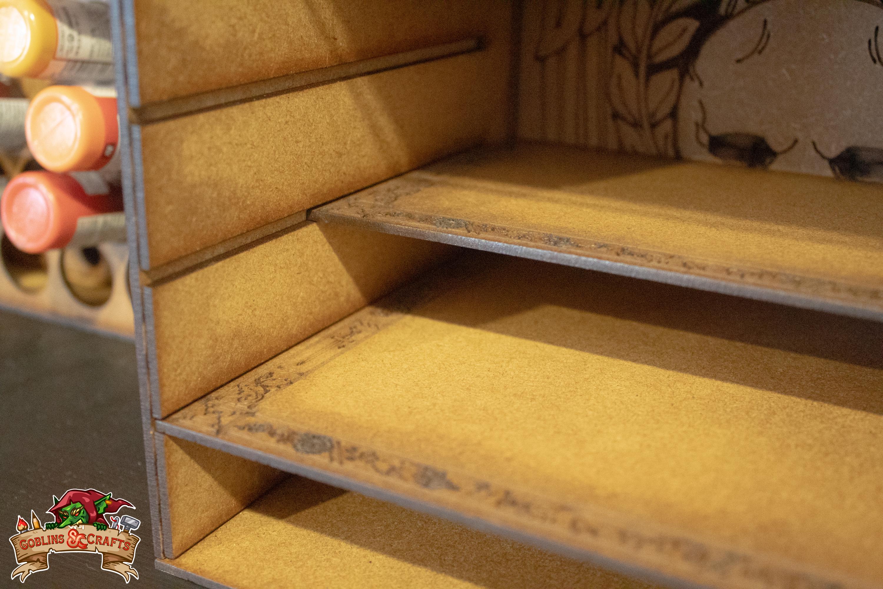 Miniature Storage With Modular Shelves. Miniature Display and Storage ...