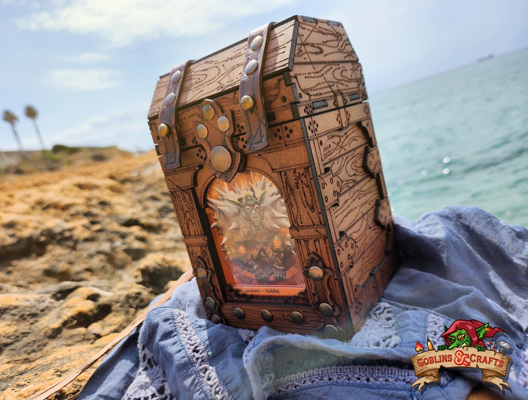 Pirate Mtg Deck Box for Collectible Card Games, Commander, Dnd Spell ...