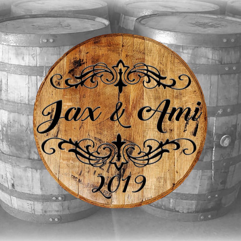 Whiskey Barrel Bar - Etsy