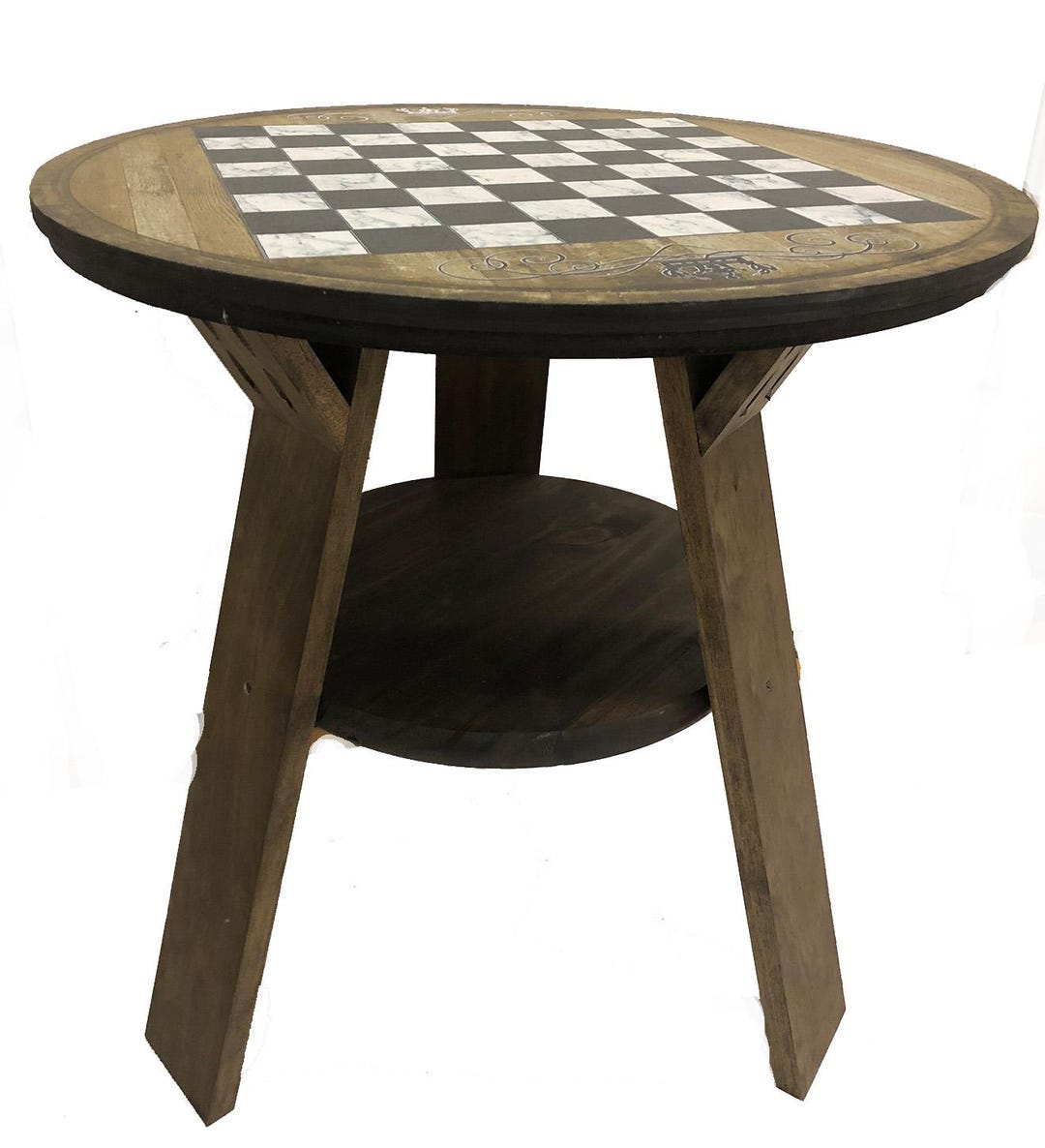 Rustic Chess Table, Living Room Decor - Etsy