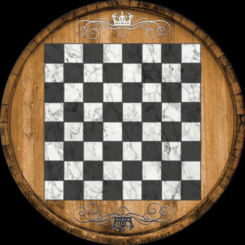 Rustic Chess Board Game Table: Ebony Wood End Table - Etsy