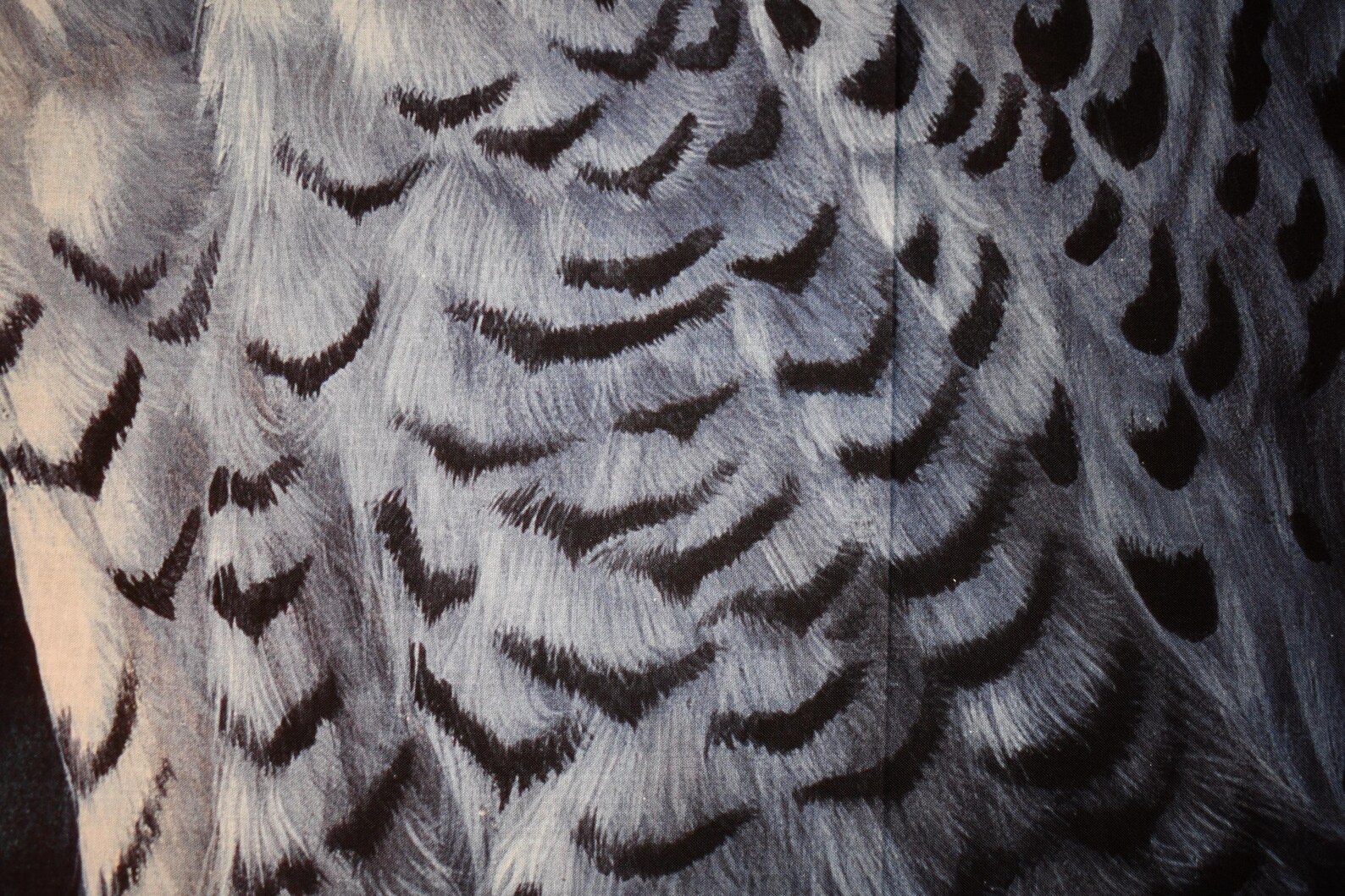 David Textiles Snowy Owl Panel 36x45 - Etsy