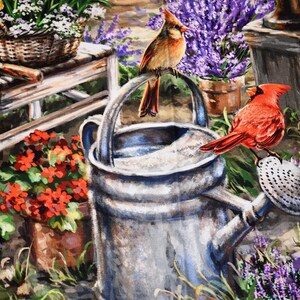Vintage Cottage Garden Panel Cotton 24 Inches X 45 Inches Wide - Etsy