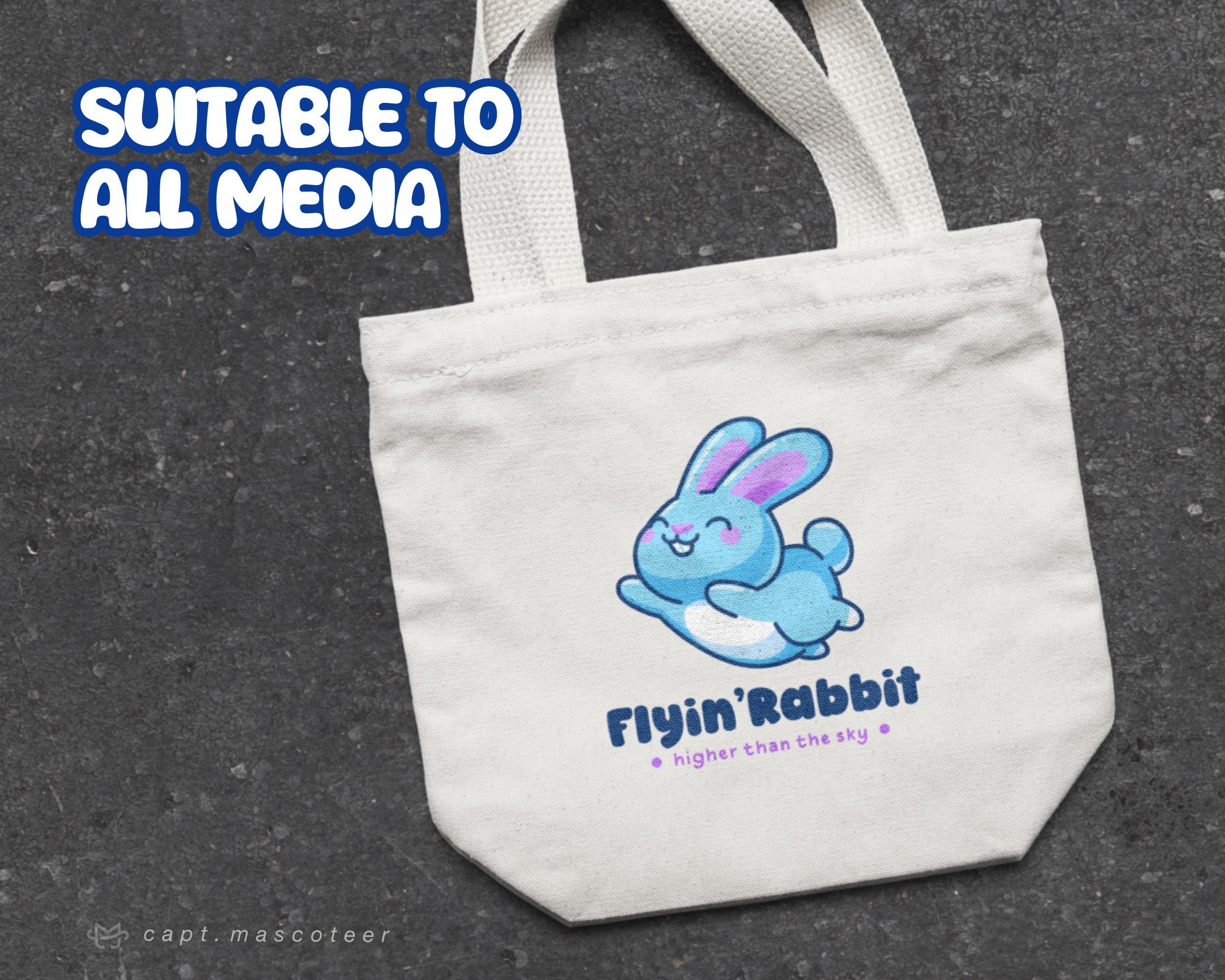 Cute Rabbit Mascot Logo, Mascot Logo for Branding, Adorable Bunny ...